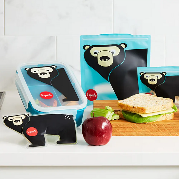 3 Sprouts Bento Box - Bear - Baby Charlotte Canada