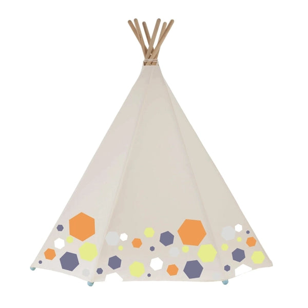 Around the Crib Teepee Tent Geo Colour - Baby Charlotte Canada