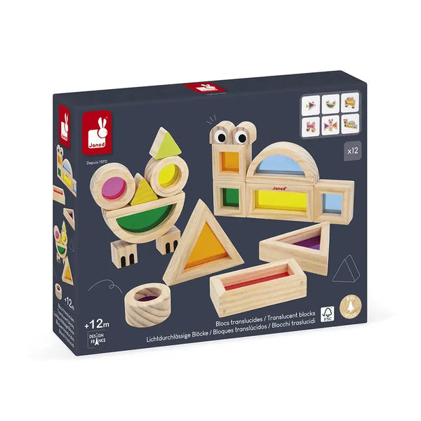 Janod Translucent Blocks - Baby Charlotte Canada