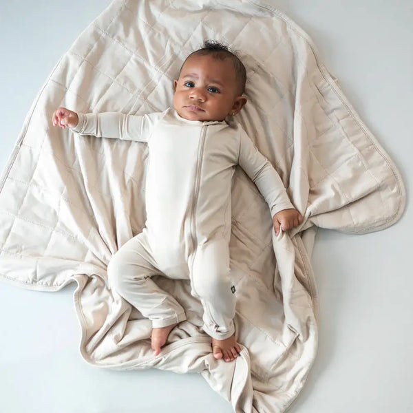 Kyte Baby Baby Blanket in Bisque - Baby Charlotte Canada