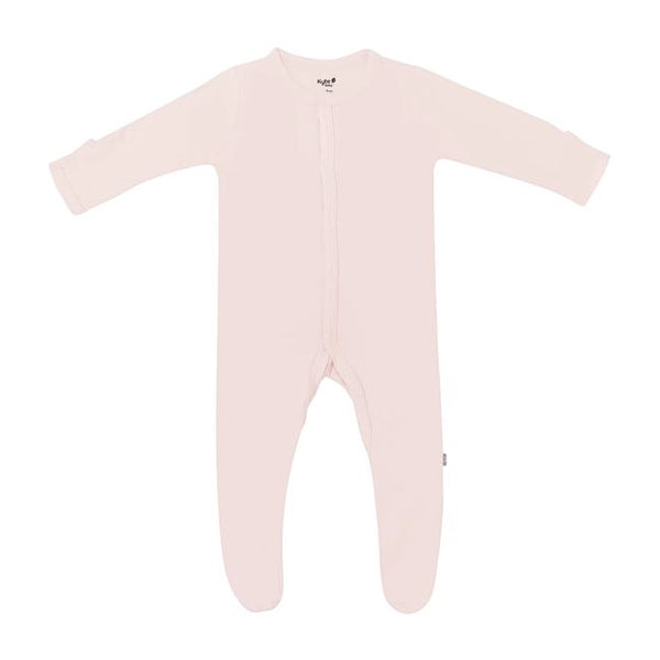 Kyte Baby Snap Footie in Blush - Baby Charlotte Canada