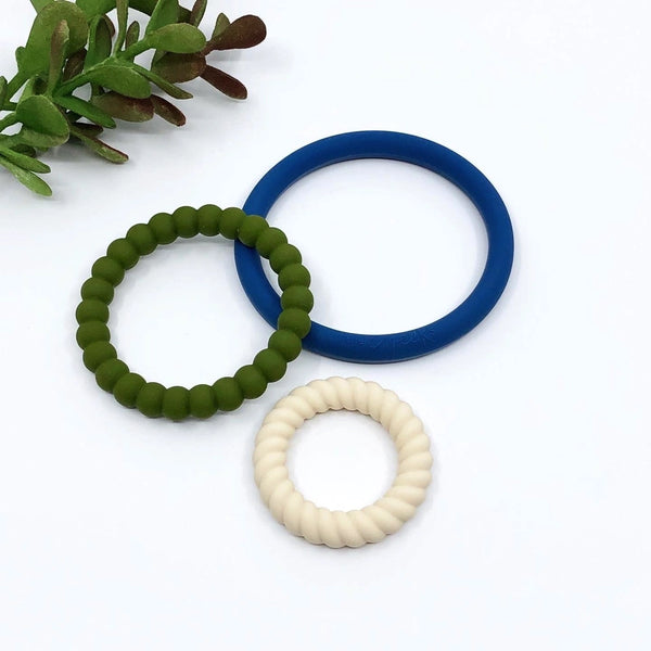 Little Cheeks Trio Rings - Leo - Baby Charlotte Canada