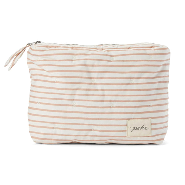 Pehr Designs On The Go Medium Pouch - Stripes Away Rose Pink - Baby ...