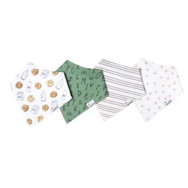 Copper Pearl Bibs 4pk - Chips - Baby Charlotte Canada