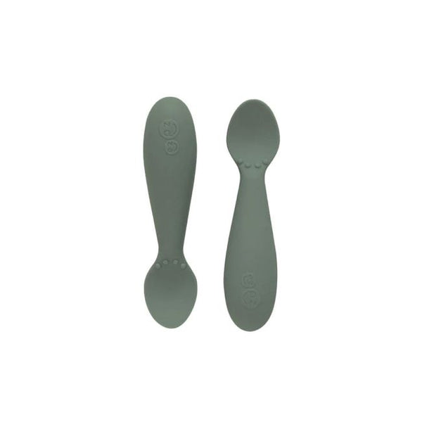 ezpz tiny spoon 2pk - olive - Baby Charlotte Canada
