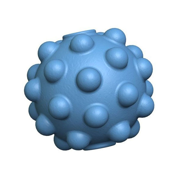 Begin Again Nubble Natural Rubber Ball - Blue - Baby Charlotte Canada